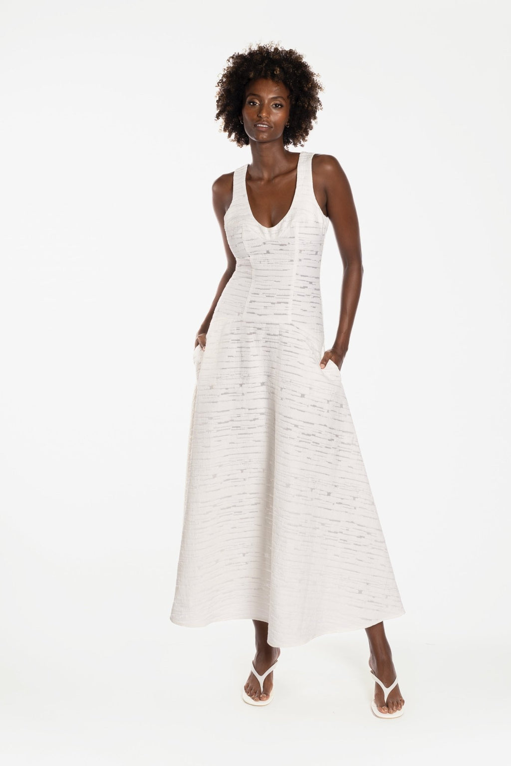 TENNILE DRESS - HORIZON – One Fell Swoop